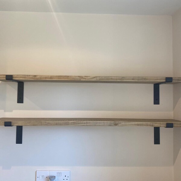 PAIR of SCAFFOLDING Down Shelf BRACKET | Cast Iron Shelf Bracket for 6 ...