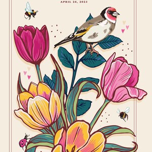 Poppy Wall Art Print, August Birth Flower Illustration Print - Etsy