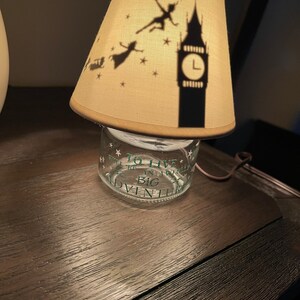 Mini Mason Jar Night Light Peter Pan Influenced - Etsy