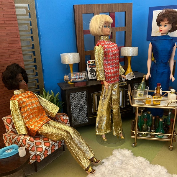 Vintage 1966 Mattel Barbie "house-mate" Vinyl Doll Carrying Case ...