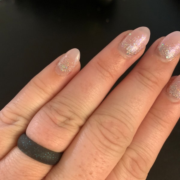 Glitter Silicone Rings, Stackable, Water Proof, Wedding, Eco Friendly ...