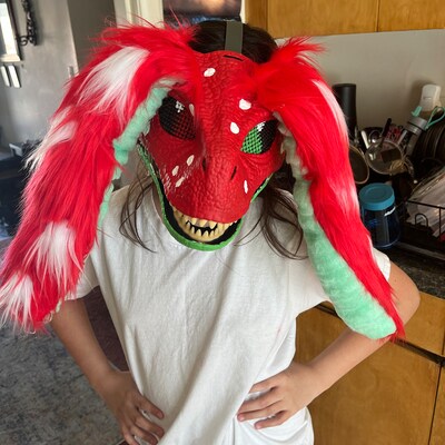 Custom Raptor Mask With Long Ears - Etsy
