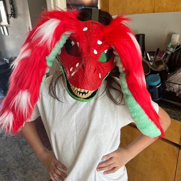 Custom Raptor Mask With Long Ears - Etsy