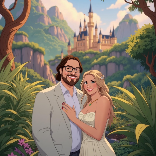 Custom Pixar-style Character, Personalised Family Portrait, Customized ...