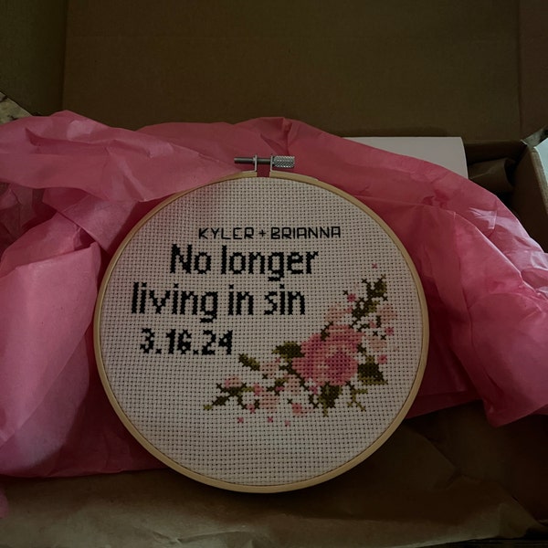 No Longer Living in Sin **customizable** - Etsy
