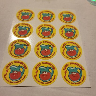 Wacky Whiffer Whiffers Matte MAX SCENT Scratch and Sniff Stickers. Big ...