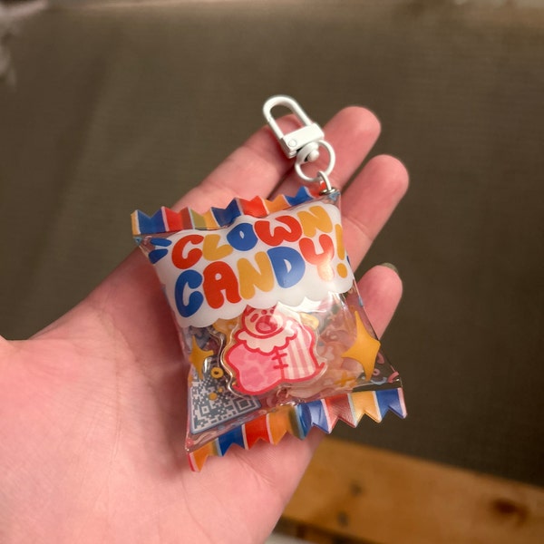 Clown Candy Keychain - Etsy