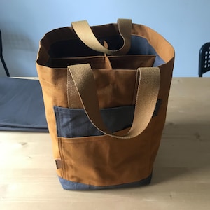 Round Backpack Canvas Bag Sewing Pattern Bag PDF Pattern 2 Sizes ...