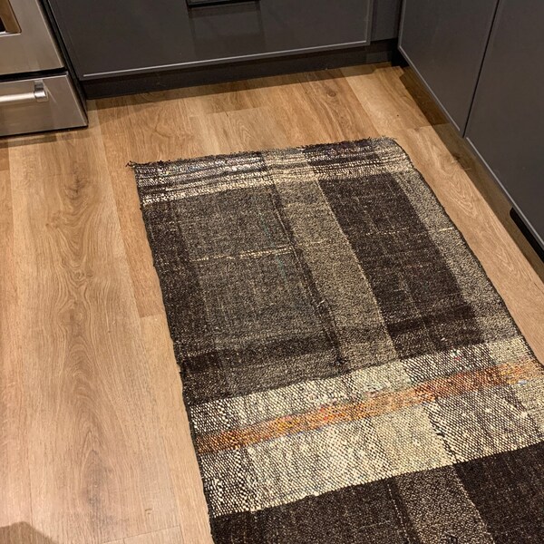 Colorful Runner Rug, Vintage Rag Runner Rug, Scandinavian Rag Rug ...