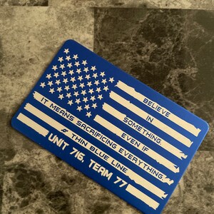 Pirtle Warning Metal card | Etsy