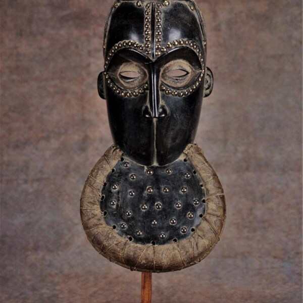 Rare Old African Helm Mask (helmet) Double Face, IGBO Ethnic Group From ...