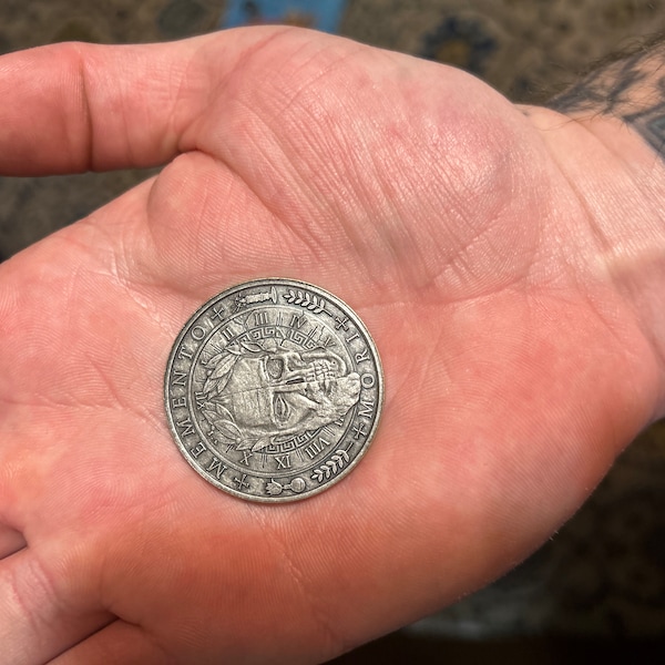 Dum Spiro Spero Coin EDC Reminder Coins Hope Challenge Coin Medallion ...