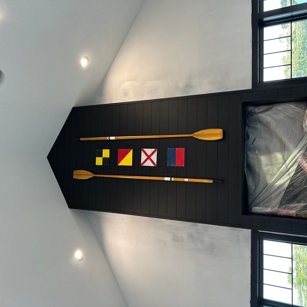 12" Wood Nautical Flag Wall Art. Custom Signal Flags. Nautical Gallery Wall Art. Nautical Home ...