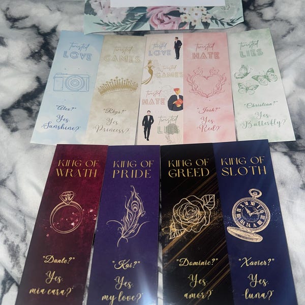 Ana Huang | Twisted Series Bookmark - Etsy