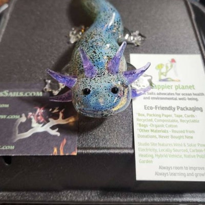 MADE TO ORDER Axolotl Pipe Friend Mudpuppy Bowl Cute Adorable Hand ...