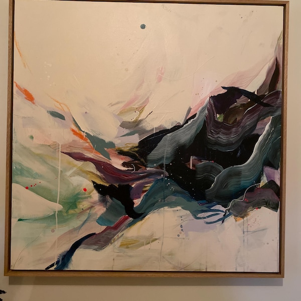 24x36 Frame | 24 X 36 Regular Floating Frame for 1.5" Canvas | Wooden ...