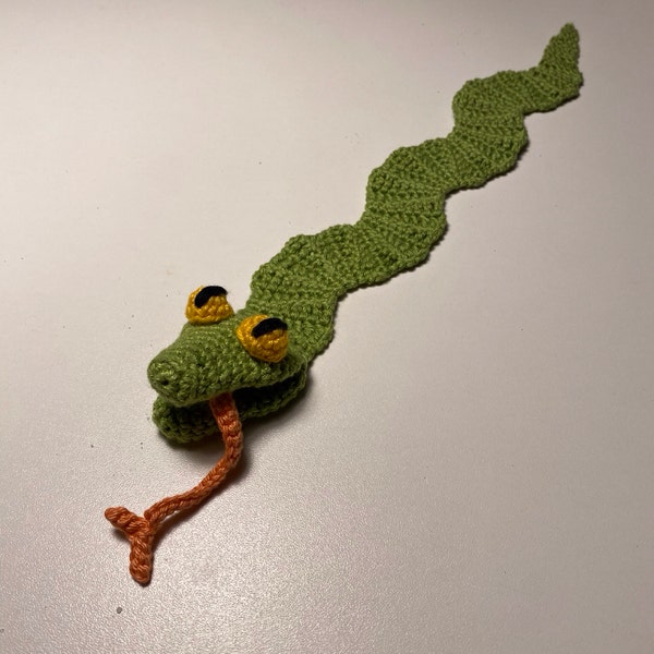 Snake Bookmark Crochet Pattern | Amigurumi PDF Pattern - Etsy