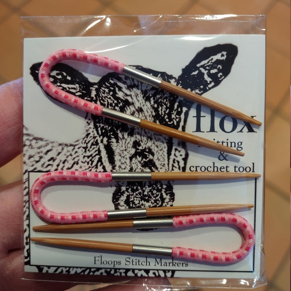 Choose Size 'peru' Soft Flexible FLOOPS Knitting Stitch Markers - Etsy