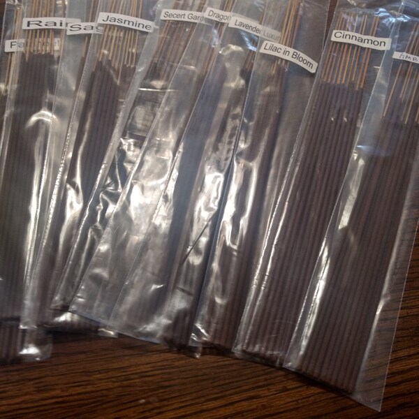 100 Incense Sticks Variety Package Choose 10 Different Scents Hand ...