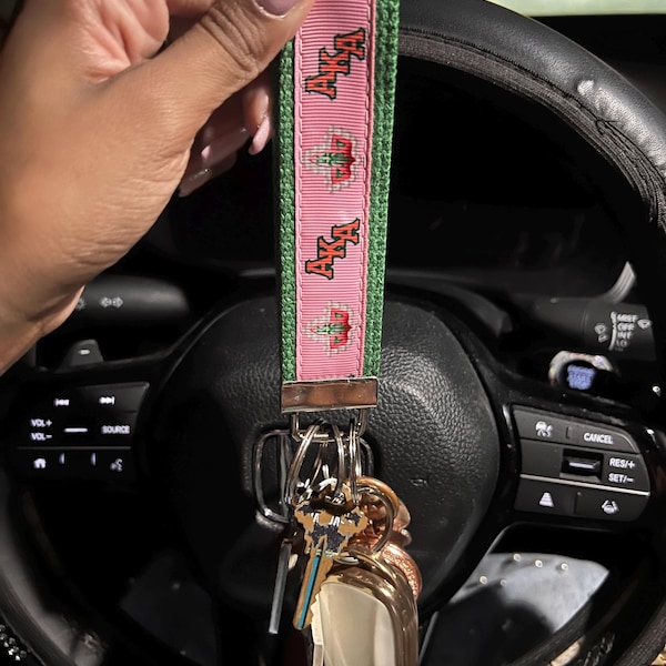 2" Wide Alpha Kappa Alpha AKA Sorority Inspired Wired Double Faced ...