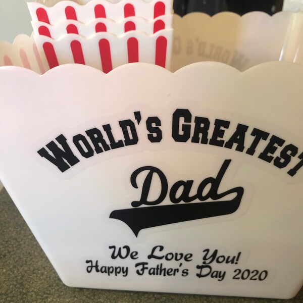 Personalized Popcorn Pop Corn Special Unique Cool Fathers Father's Day ...