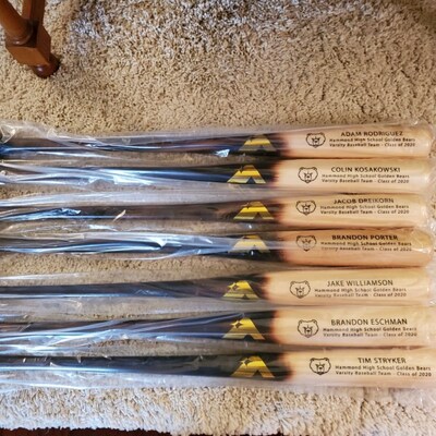 Graduation Gift, Engraved Baseball Bat, Commencement Gift,senior Grad ...