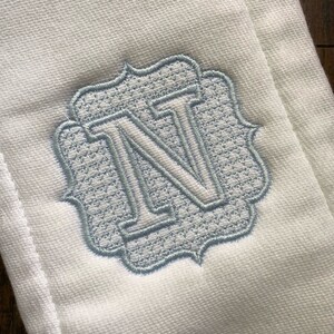 Embossed Machine Embroidery Monogram Alphabet 3 Size - Etsy