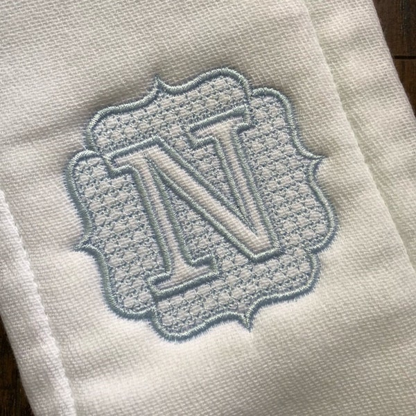 Embossed Machine Embroidery Monogram Alphabet - 3" Size - BX Files ...