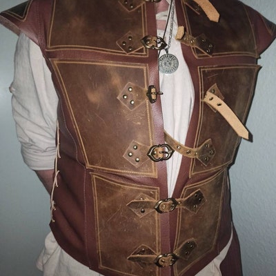 Reinforced Leather Surcoat for Women, Larp, Fantasy, Mercenary, Knight ...