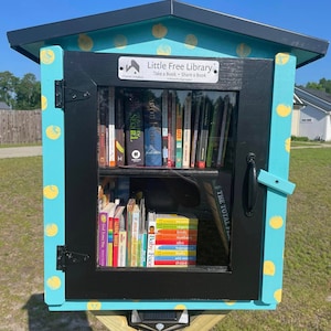 LITTLE FREE LIBRARY® Mini Kit With Official Charter Sign & - Etsy
