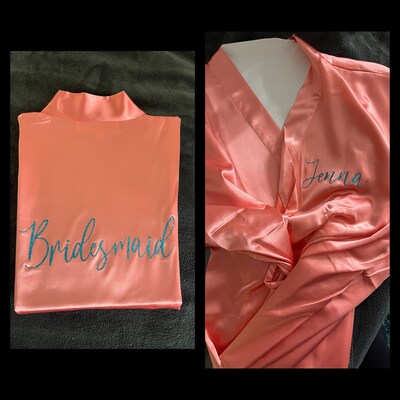 Personalized Womens Robes Add Symbols, Texts, Monograms & More Custom ...
