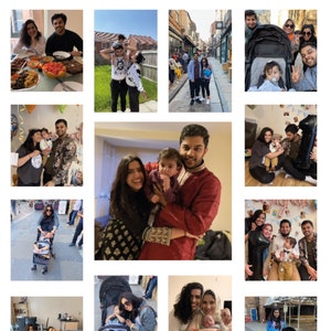 Personalised Photo Collage frame Not Included | Etsy UK