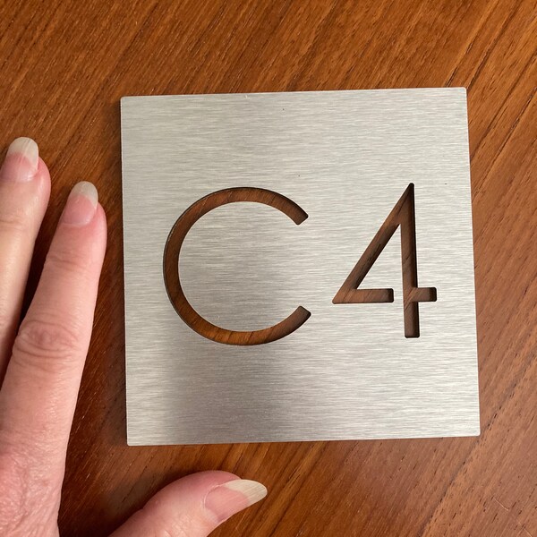Square House Number Sign. Custom Apartment Numbers. Hotel Room Numbers ...