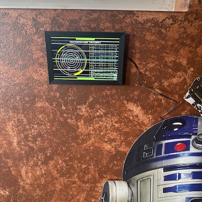 Star Map Video Tactical HUD Animated Digital Display Star Wars Inspired ...