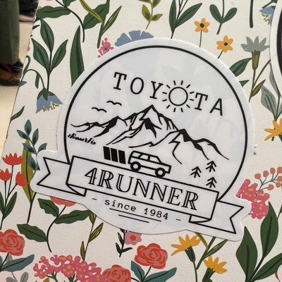 Toyota 2UZ-FE 4.7 Liter V8 Engine Clear Vinyl Sticker/ Decal 4runner ...