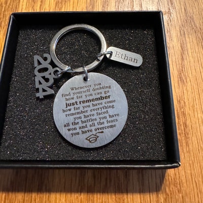 Personalized QR Code Keychain, Custom Code Keychain, Engraved Music ...