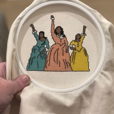 WORK Hamilton Cross Stitch Pattern Schuyler Sisters Cross - Etsy