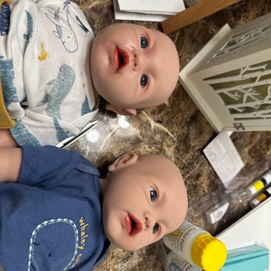 Set of Preemie NICU Nappies / Diapers silicone & Reborn Doll Safe ...