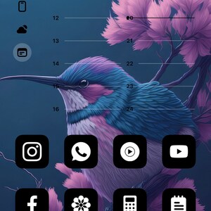 Ocean Wave Splash Wallpaper Apple Bundle Set, Full Screen Japanese Art ...