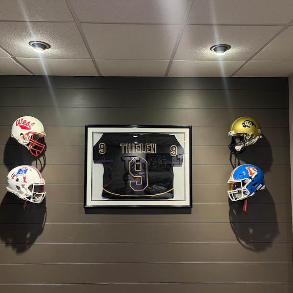 Full Size Helmet Holder, NFL, Mount, Hanger, Screw Mount, Football ...