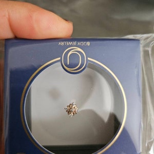 14K 16G Solid Gold Dermal Piercing/internally Threaded Dermal Anchor ...