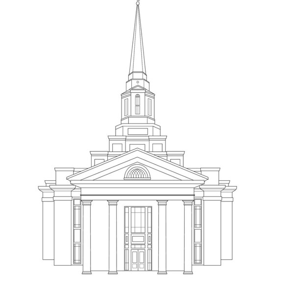 Salt Lake Temple Wall Art, Printable File, Digital Art, Temple Art ...