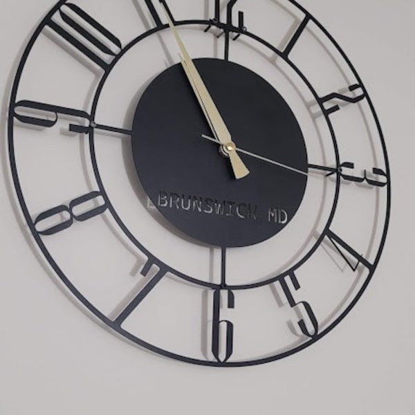 Metal World Map Clocks Wall Art, World Map Office Decor,metal Wall ...