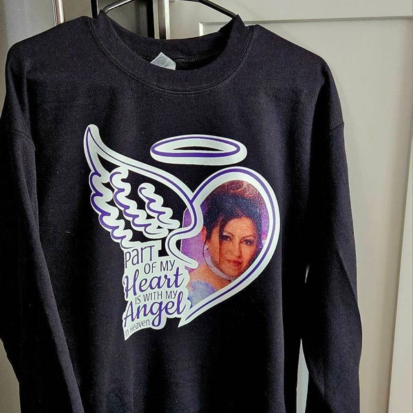 Angel Wings Memorial SVG: Part of My Heart in Heaven, Mourning Gift ...