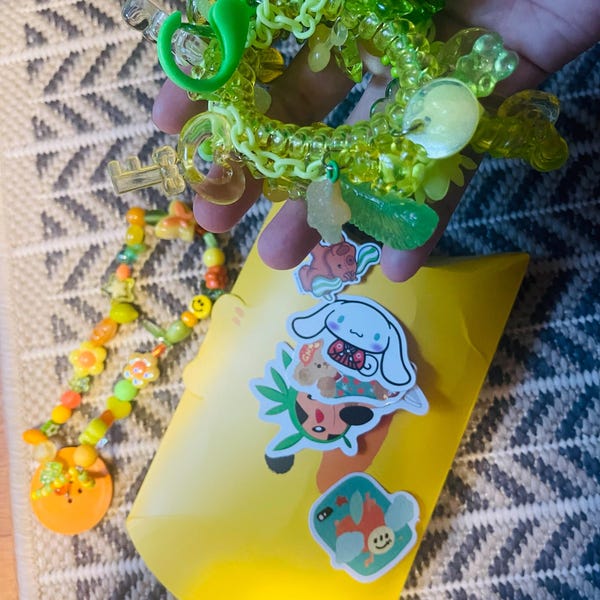 Custom Kidcore Bag Charm/keychain - Etsy