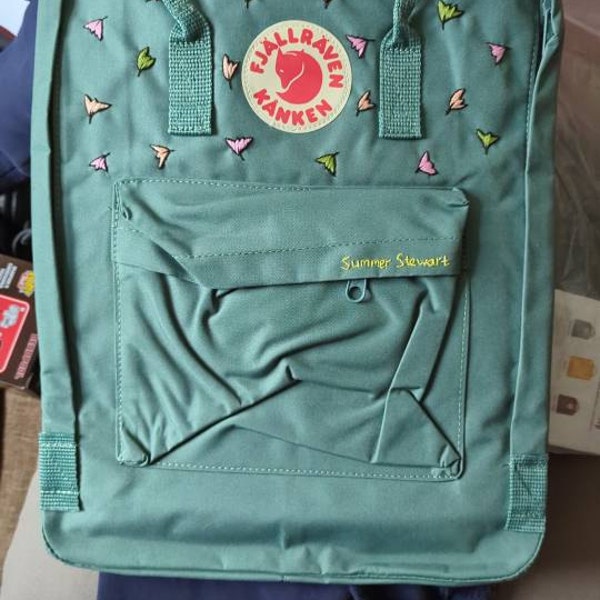 Kanken Custom Embroidered - Embroidered Kanken Backpack - Kaken ...