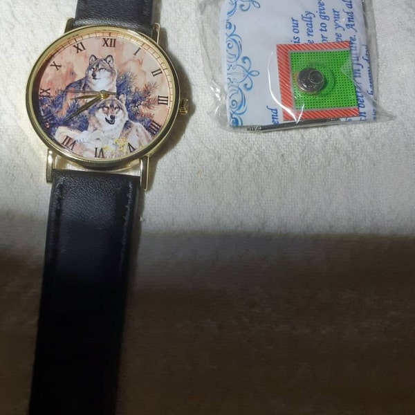 Wolves Wrist Watch, Men's Watch, Women's Watch, Wolf Couple Watch ...