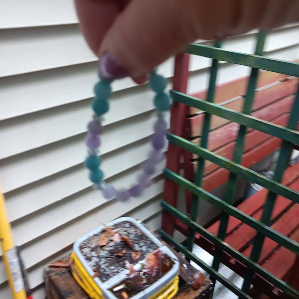 Amethyst & Aquamarine 'cleansing' Bracelet - Etsy