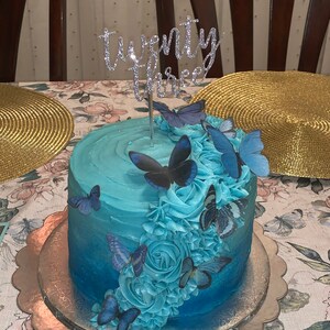 Twenty Three Cake Topper / 23 Cake Topper / 23rd Birthday / Twenty ...