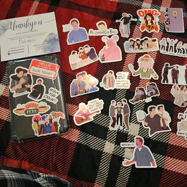 Friends Stickers | Friends Vinyl Stickers | Friends Favourite Quotes ...